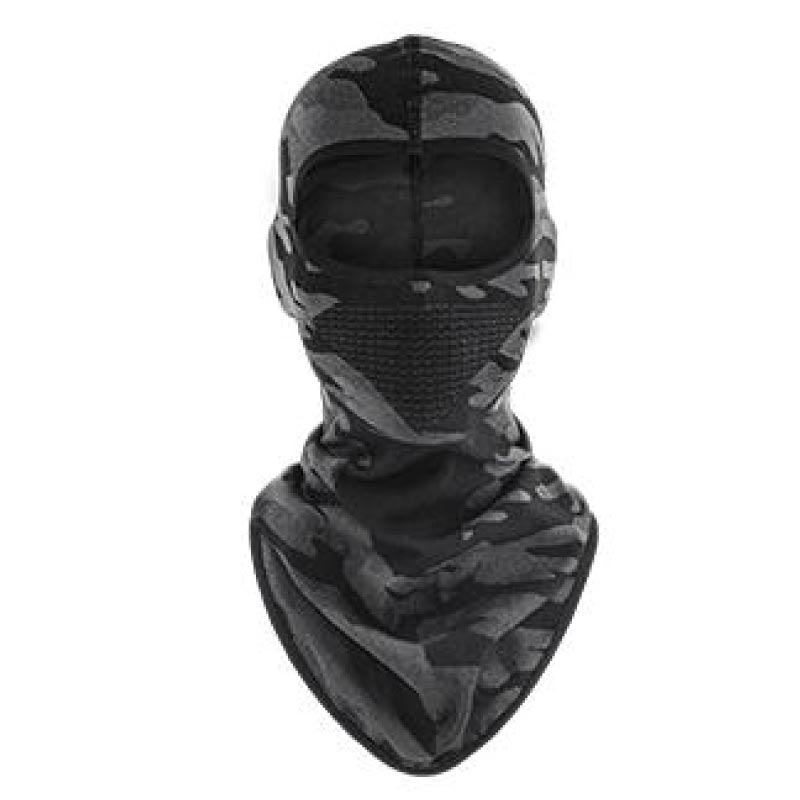 Knitted Midnight Camo Extra Long Balaclava – Bike Life Clothing